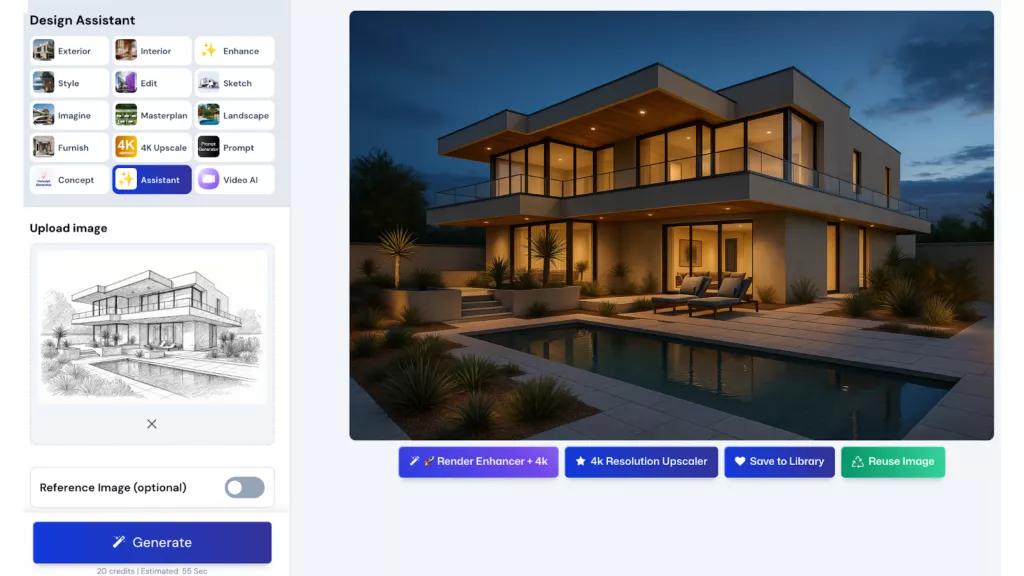 AI Interior Design Made Fast with mnml.ai - mnml.ai
