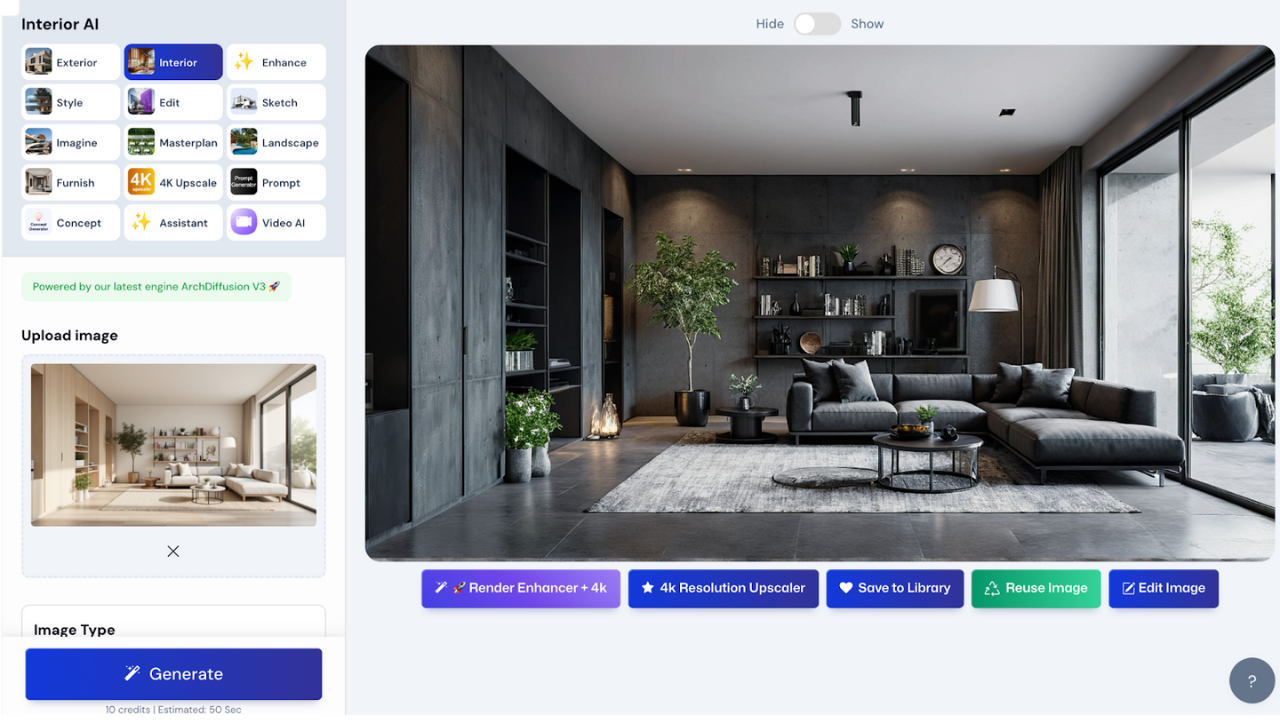 Faster Interior Design with mnml.aiâ€™s AI-Powered Tools - mnml.ai
